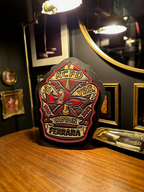 XL Retirement Shield – Fitzwater Leather